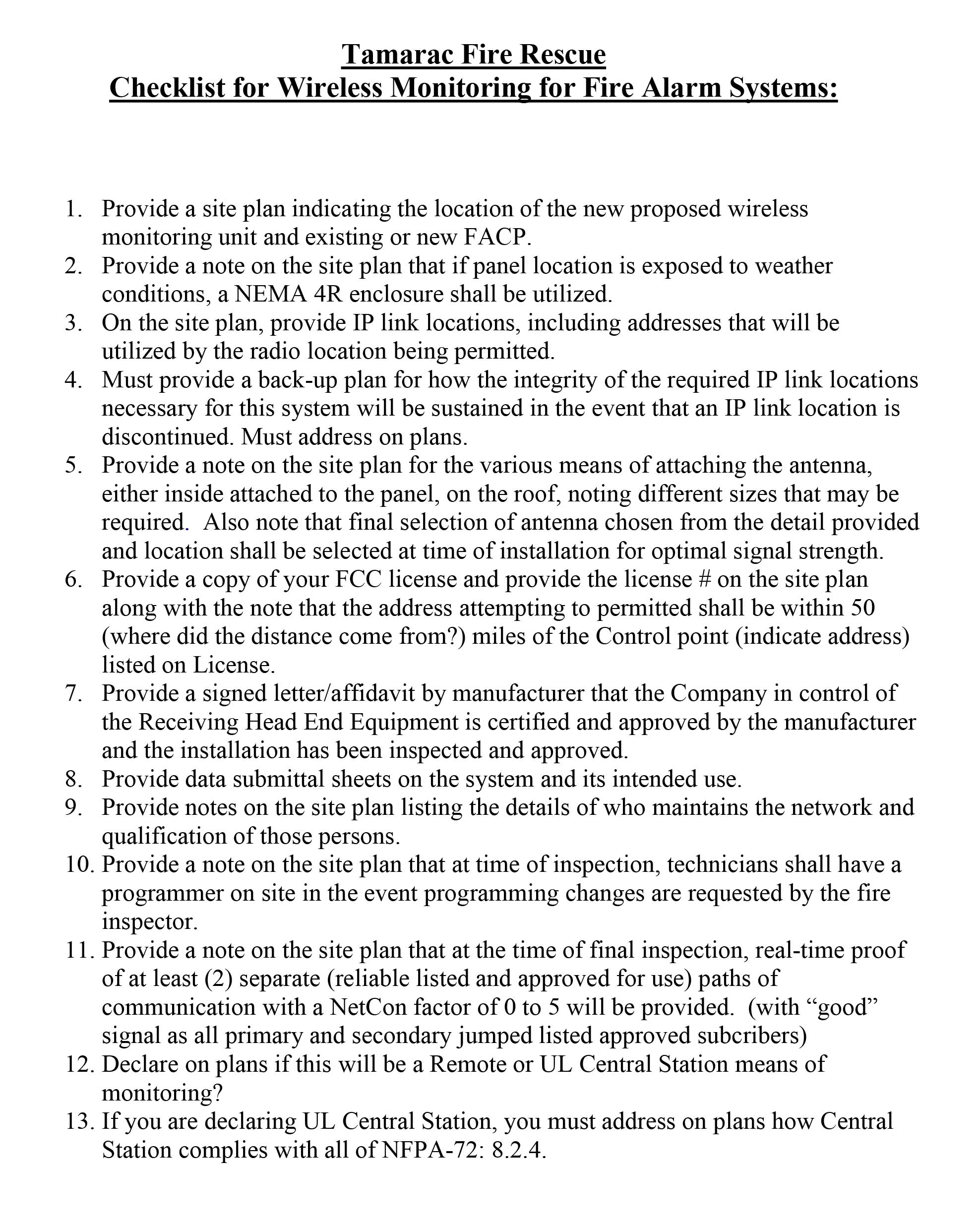 Development Information - Tamarac Fire & Rescue | Tamarac, FL 33321